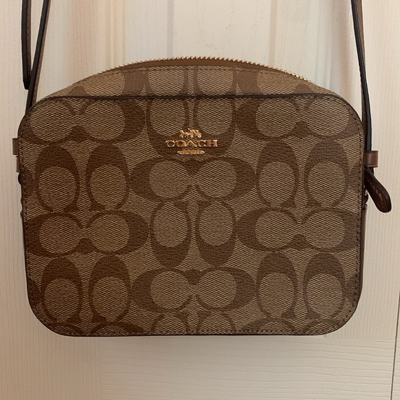 Coach | Bags | Coach Mini Crossbody Camera Bag In Signature Canvas ...